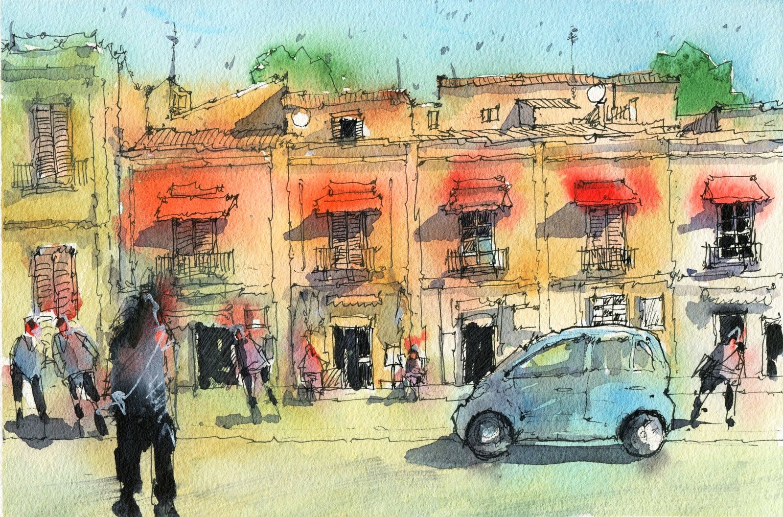 Paint Sicily and Hallstatt: Free Watercolor Workshop - Watercolour ...